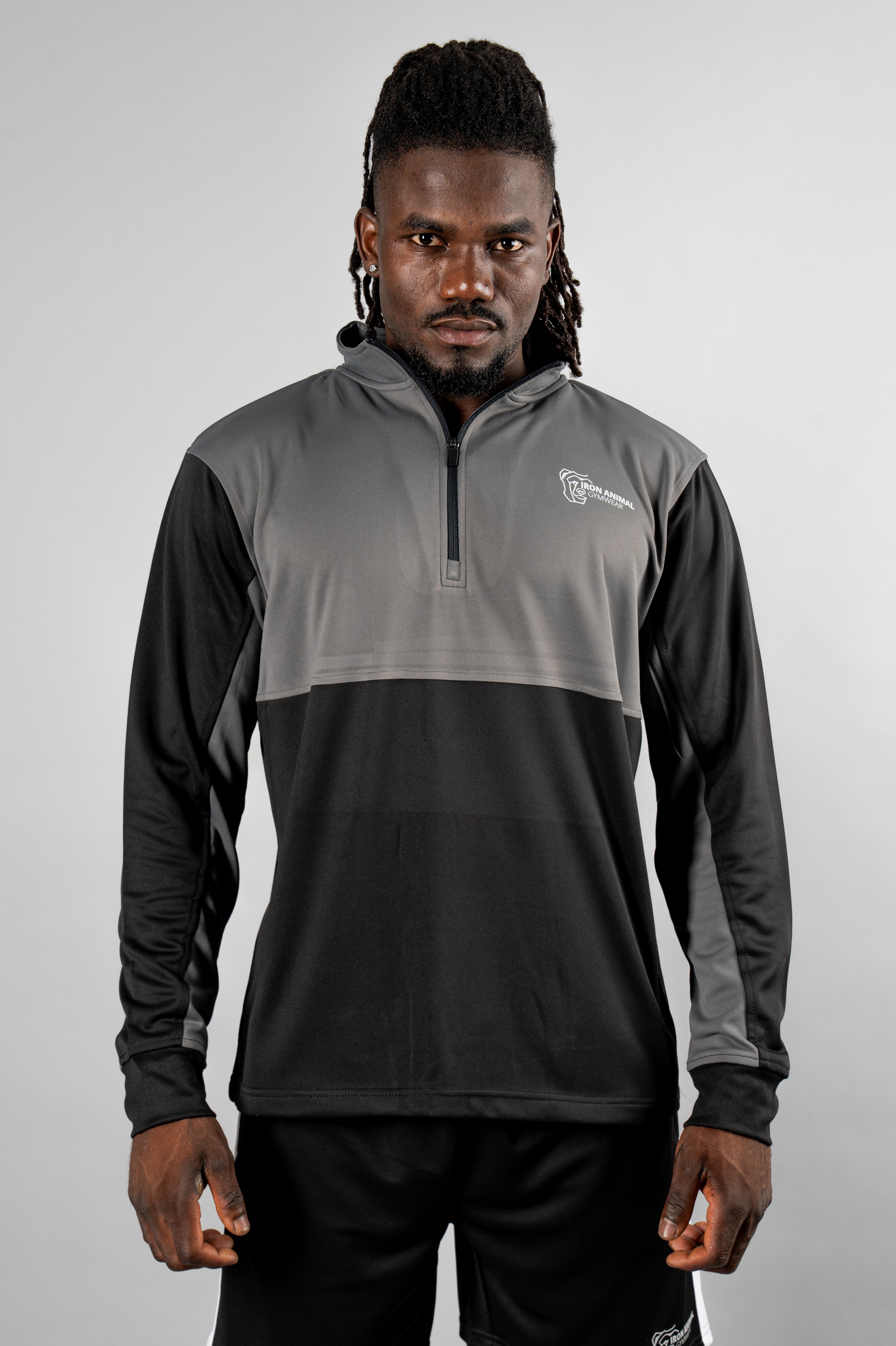 Victor 1/4 Zip – Iron Animal